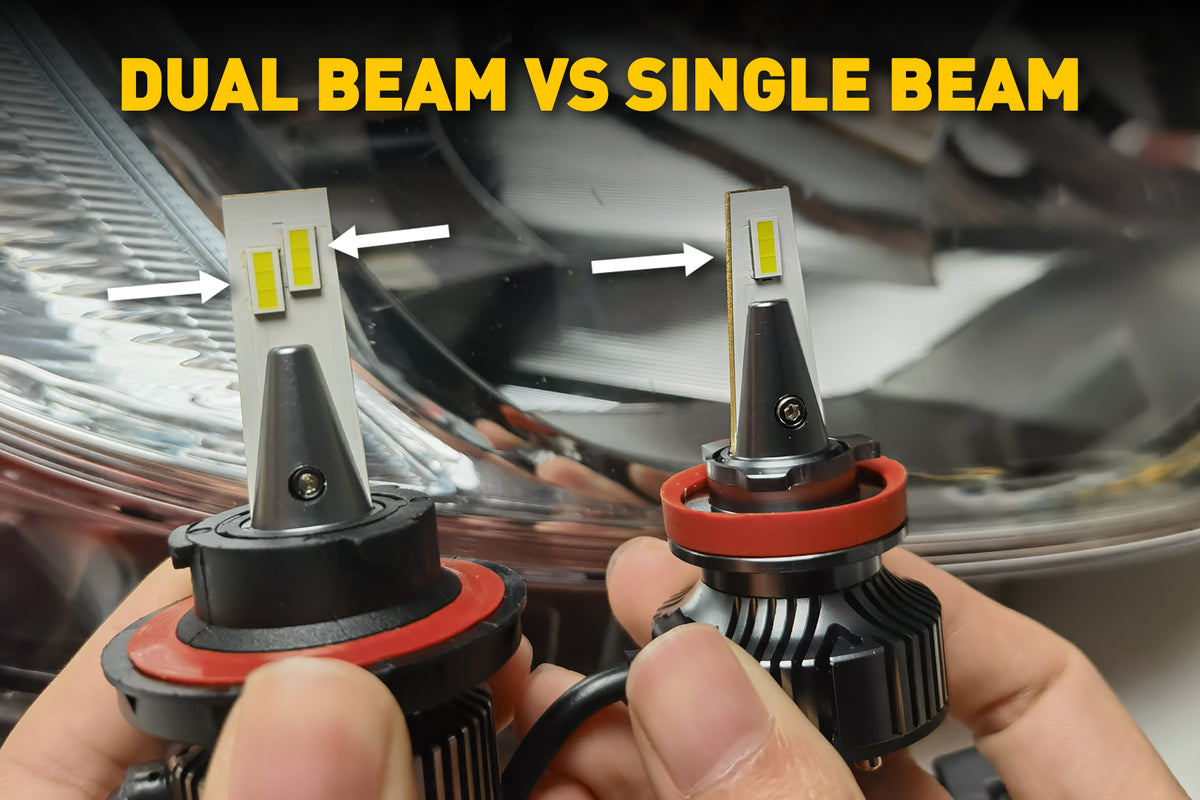 Know about Dual-Beam and Single-Beam Headlight Bulbs for Your Car — AUXITO