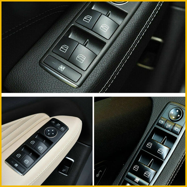 4Pcs For Mercedes-Benz Interior Switches Car Window Switch Button Cove ...