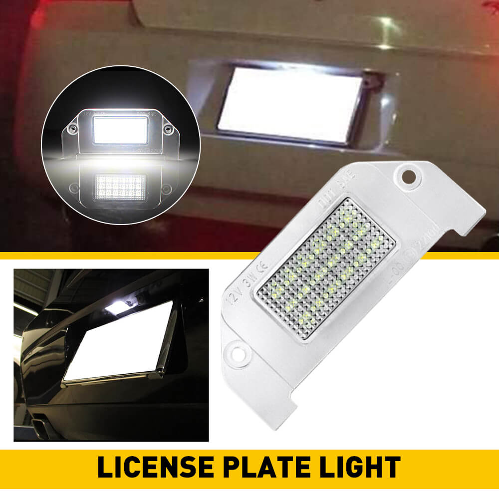 LED License Plate Lights Tag Light Lamp Assembly for Dodge Charger Cha ...