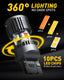 AUXITO CANBUS 7443 7444NA Switchback LED Bulbs with Built-in Resistor