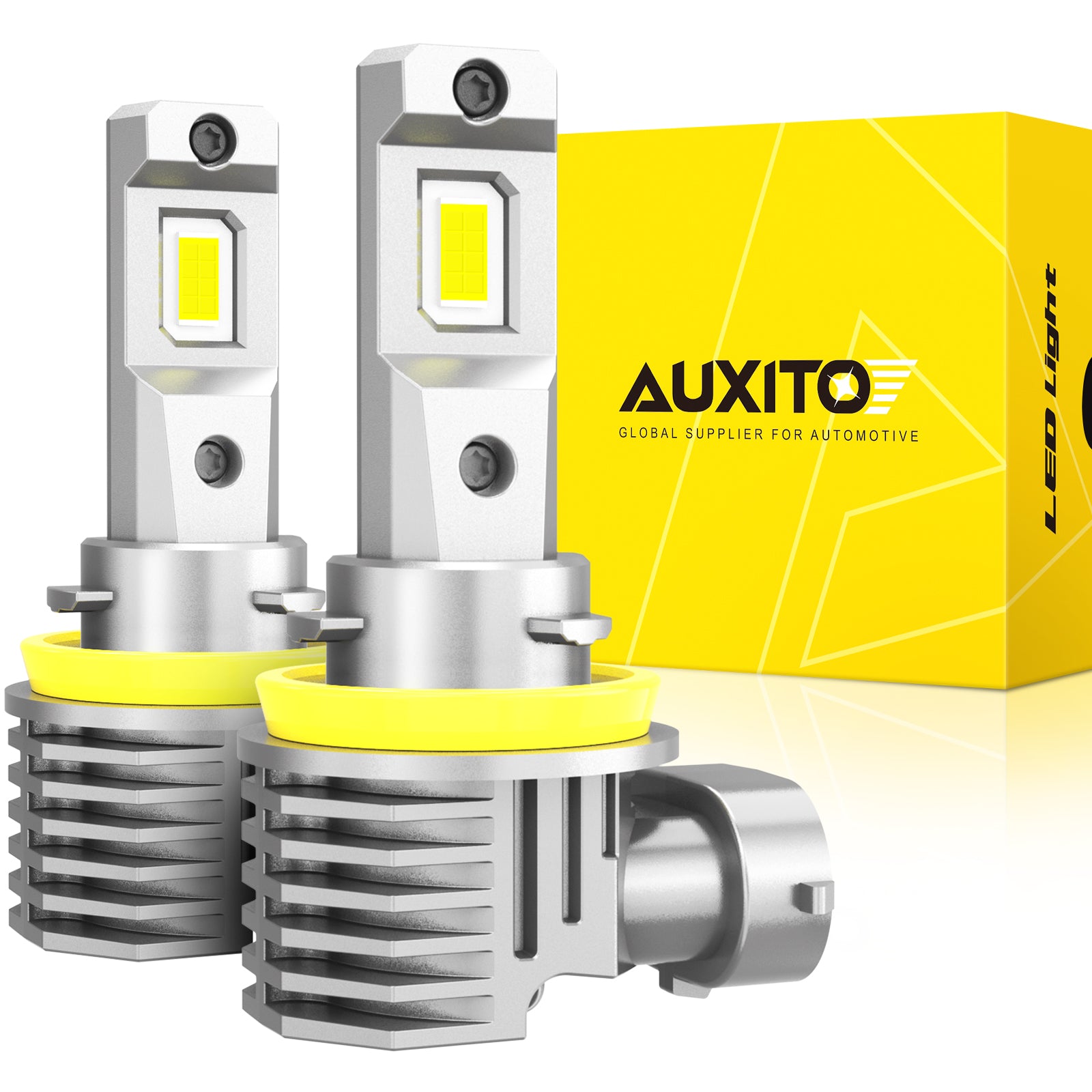AUXITO M6 Series H11/H8/H16 LED Headlight Bulbs, 6500K Cool White