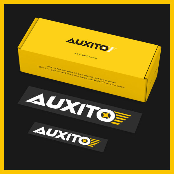 AUXITO Logo Sticker Decals Pack - Sizes: 7.08 in and 23.62 in