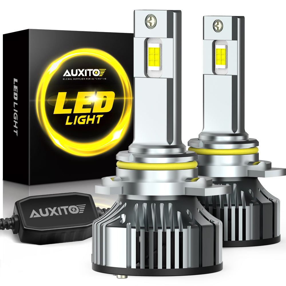 AUXITO Y19 Series 9012/HIR2 LED Headlight Bulbs