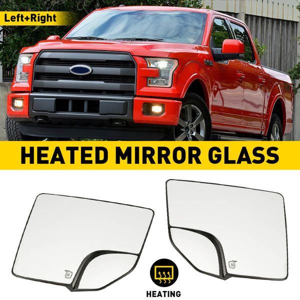 Car Rearview Side Heated Mirror Glass with Blind Spot Glass for 2015-2 ...