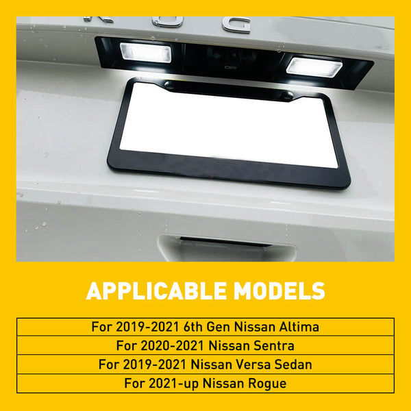 LED License Plate Lights Tag Light Lamp Assembly for 2019-2021 Nissan ...