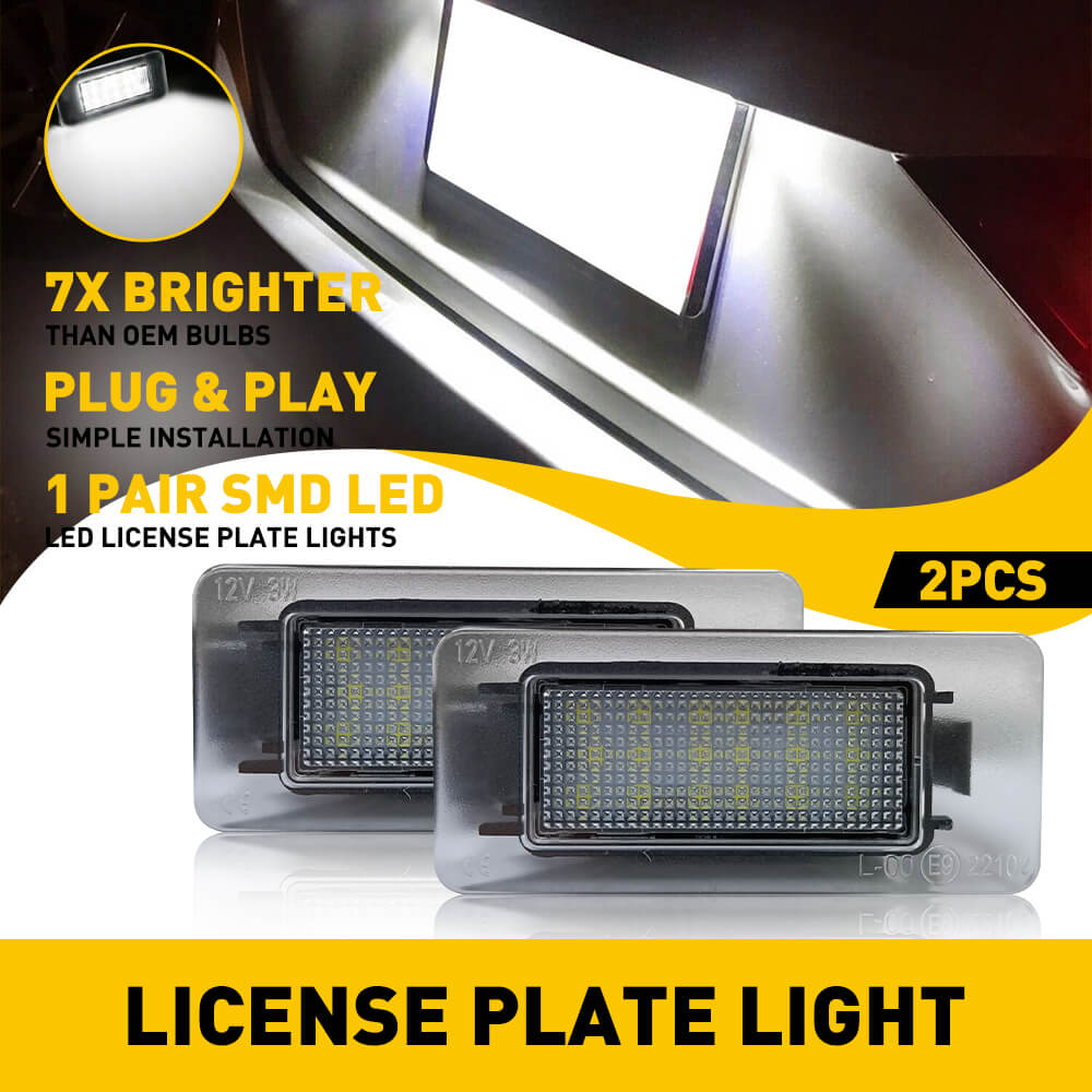 LED License Plate Lights Tag Light Lamp Assembly for 2019-2021 Nissan ...