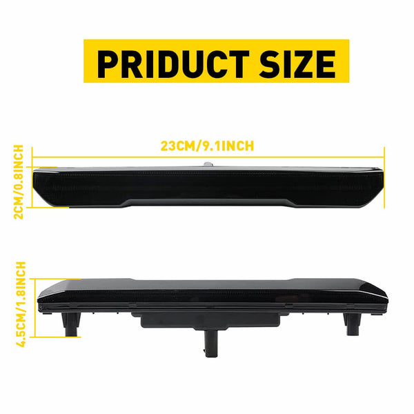 Smoked LED Side Marker Light For 2020-2023 GMC Sierra 2500HD 3500HD, F ...