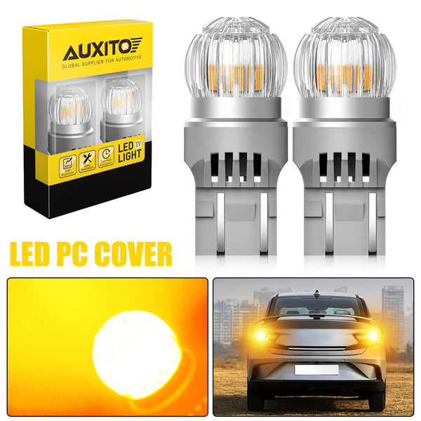 Upgraded 7443 7440 7444 W21W LED Bulbs Turn Signal Lights 400% Brighte ...