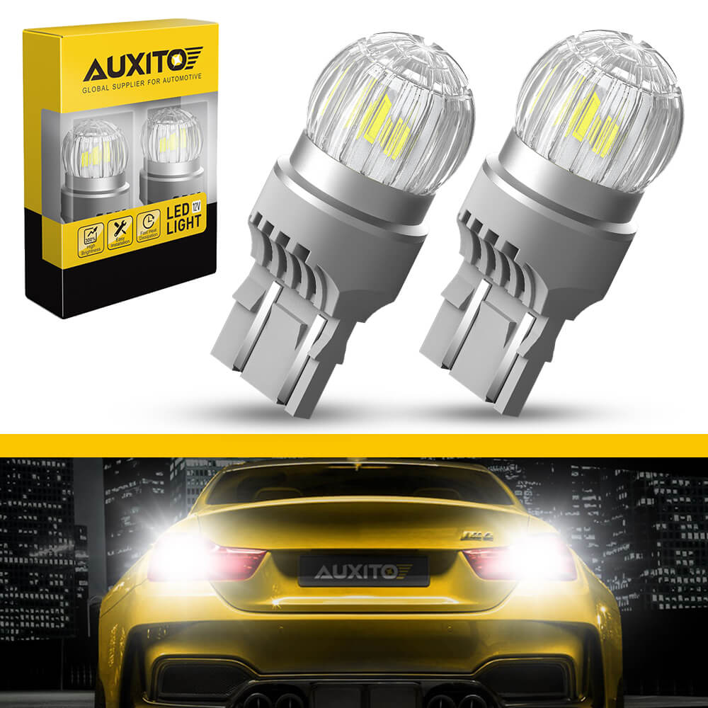 Upgraded 7443 7440 7444 W21W LED Bulbs White Reverse Lights 400% Brigh ...