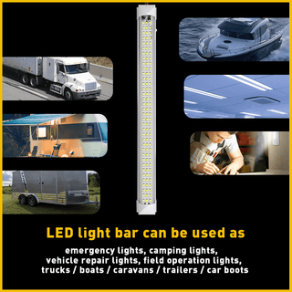 12V 108pcs LED Interior Light Bars for Truck Van Bus Caravan with ON/O ...