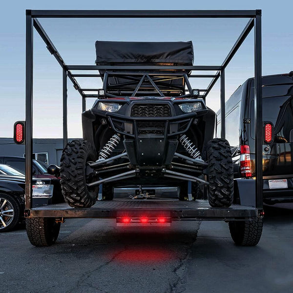 14.17inch Red Led Truck Tail Lights Kit Bar with Stainless Steel Brack ...