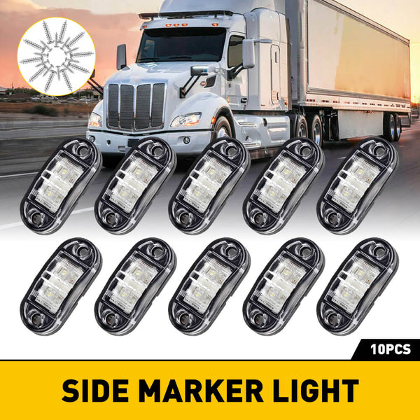 2.5inch Oval Trailer Side Marker Lights Clearance Indicator Lights for ...