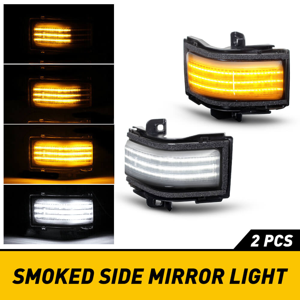 2pcs LED Side Mirror Lights for Ford 15-22 F150, 17-22 F250-450 Super ...