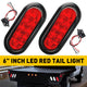 6inch 10 LED Oval Tail Lights Kit Including 3-pin Waterproof Plug Rear — AUXITO