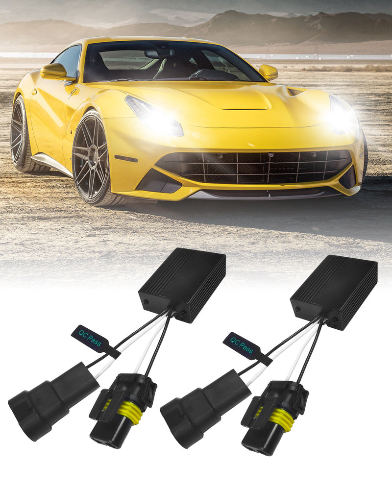 9005 HB3 Canbus Adapter Anti-Flicker Warning Canceler for LED Headligh ...