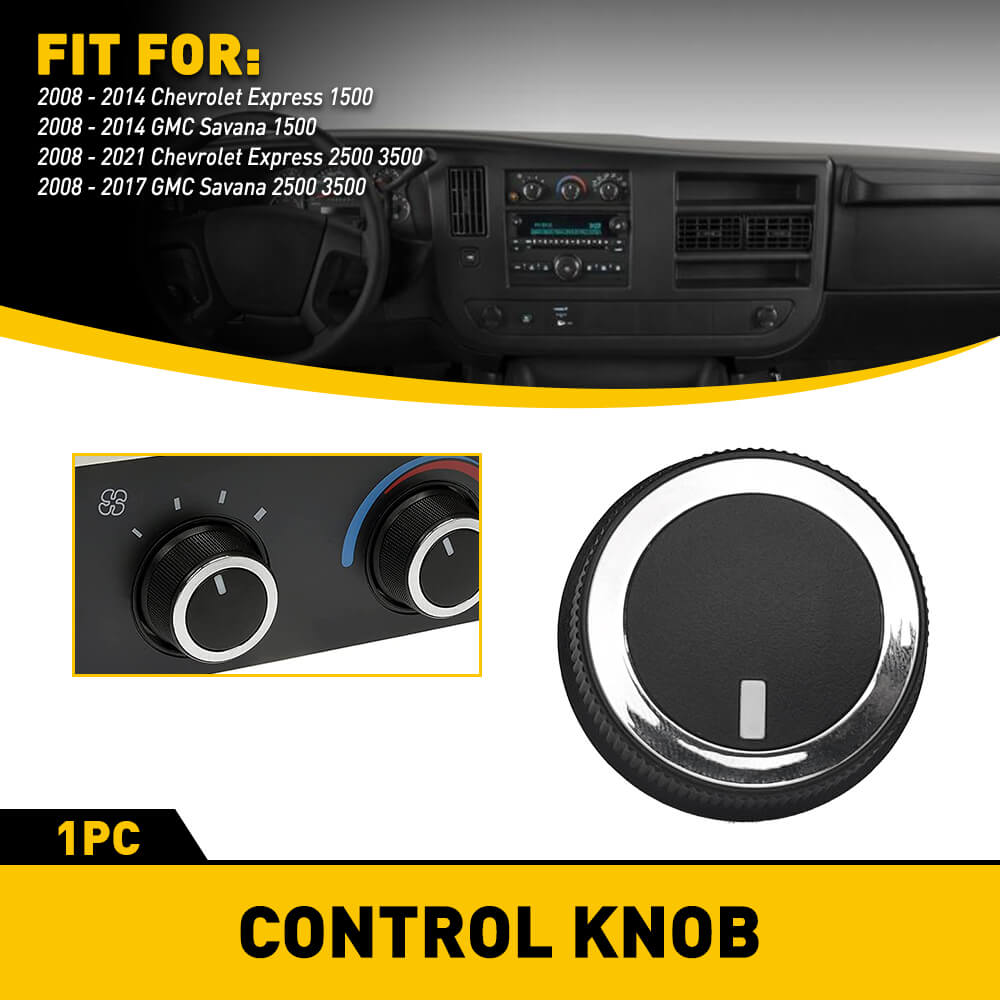 AC Climate Control Switch Knob Button Set for 08-11 Chevrolet Express ...