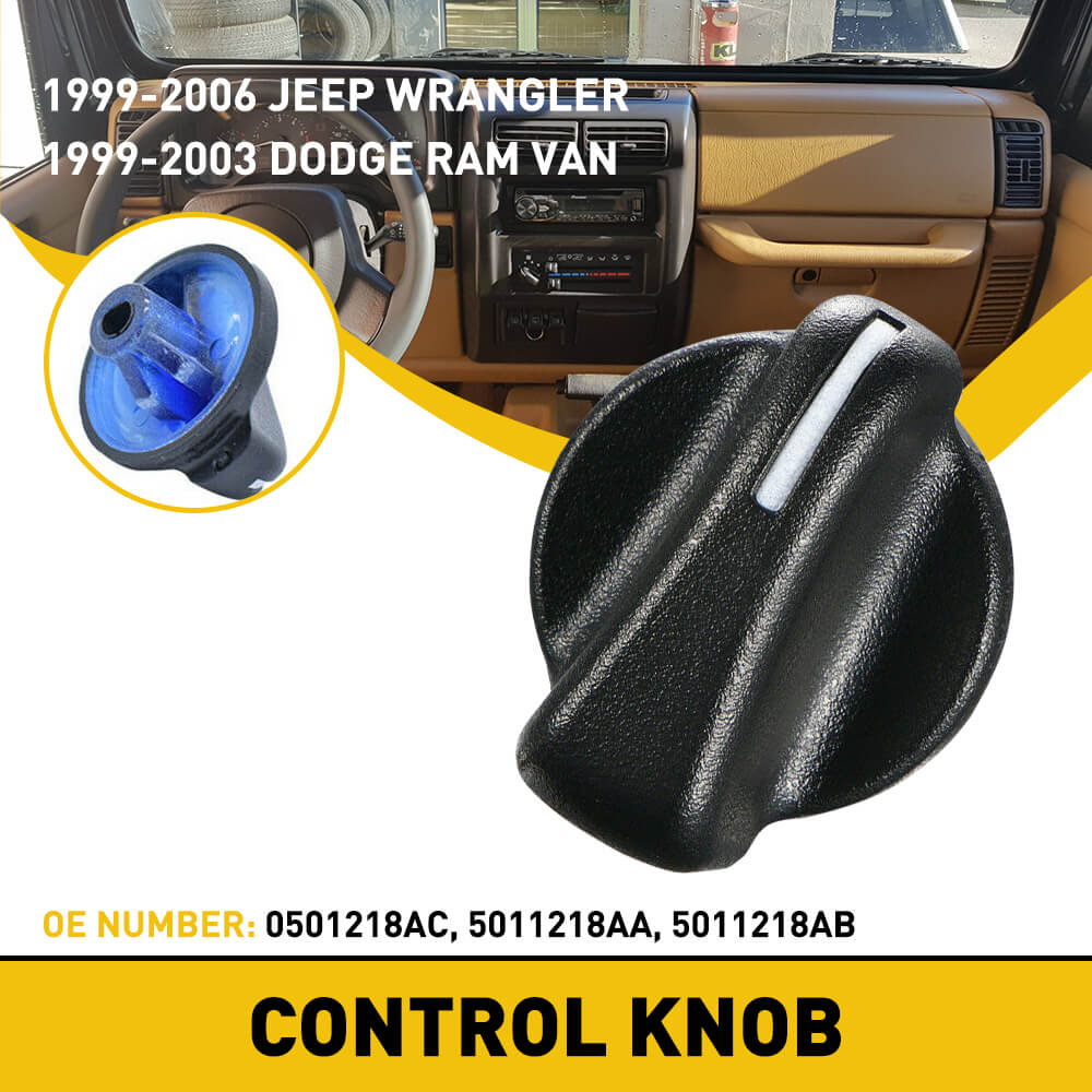 AC Climate Control Switch Knob Fan Switch Fits 99-03 Dodge Ram 1500/25 ...