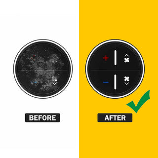 AC/Radio Dash Button Repair Kit, Fixing Ruined Faded Buttons Sticker F ...