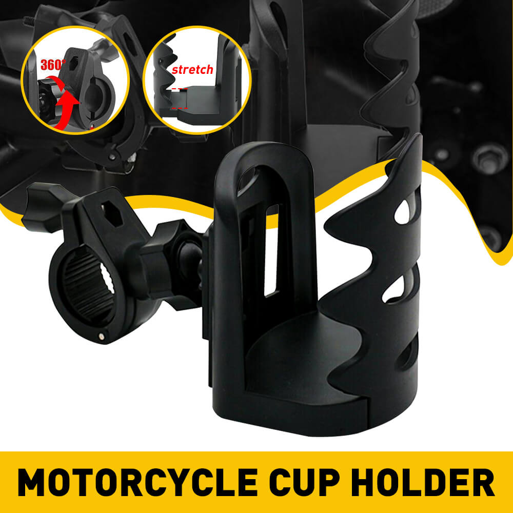 Adjustable Motorcycle Cup Holder 360 Degrees Rotation for Outer Diamet ...
