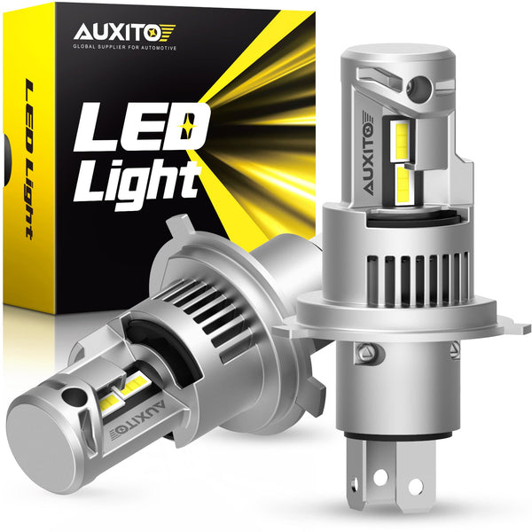 AUXITO H4/HB2/9003 LED Headlight Bulb with Fan, 100W 20000LM 6000K Whi