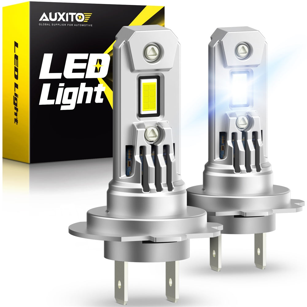 AUXITO H7 LED Forward Light Bulb, 500% Brighter 6500K White, No Adapte