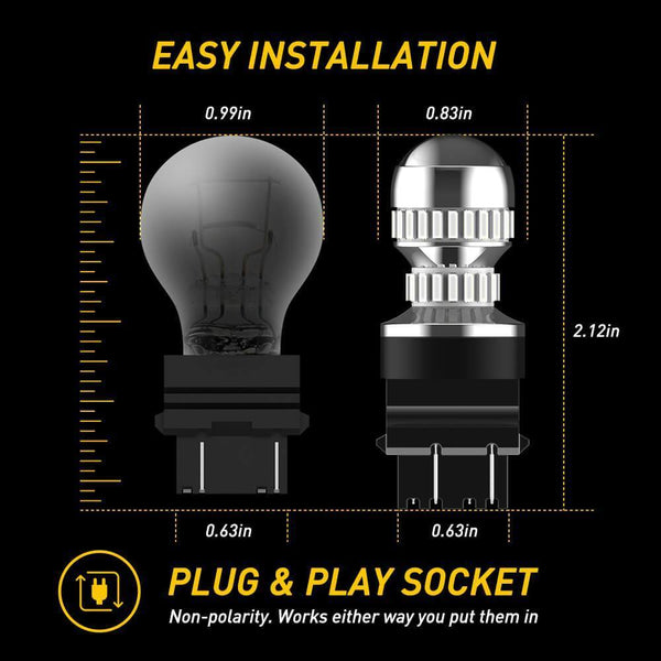 AUXITO LED Tail Light Bulbs 3156 3056 3057 3047 4057 4157 LED Bulbs fo