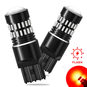 7443 LED Bulb Red Extremely Bright 48-SMD 4014 LED Chipsets 7440 7441 ...