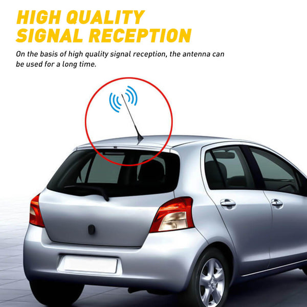 Black Universal Antenna Toppers Waterproof PVC Rubber Retrofit Antenna ...