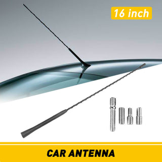 Black Universal Antenna Toppers Waterproof PVC Rubber Retrofit Antenna ...
