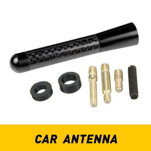 Black Universal Antenna Toppers Waterproof PVC Rubber Retrofit Antenna ...