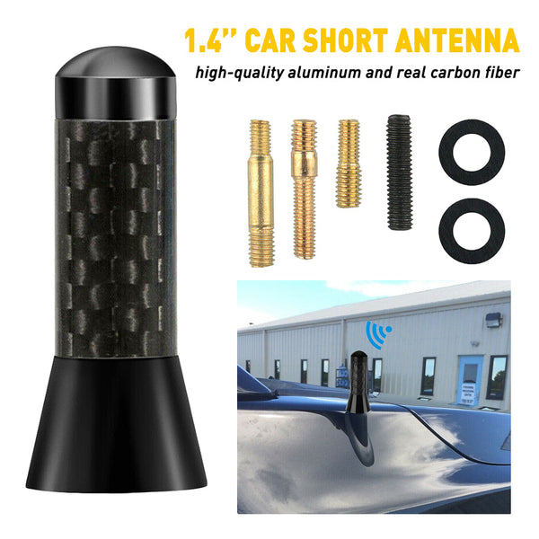 Black Universal Antenna Toppers Waterproof PVC Rubber Retrofit Antenna ...