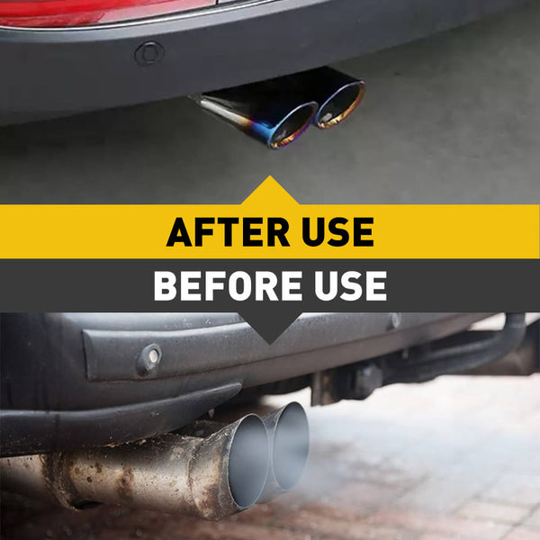 Car Stainless Steel Muffler Tip Exhaust Pipe Modification, Straight Pi ...