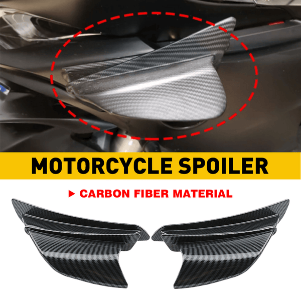 Carbon Fiber ABS Motorcycle Winglets Aerodynamic Winglet Dynamic Spoil ...