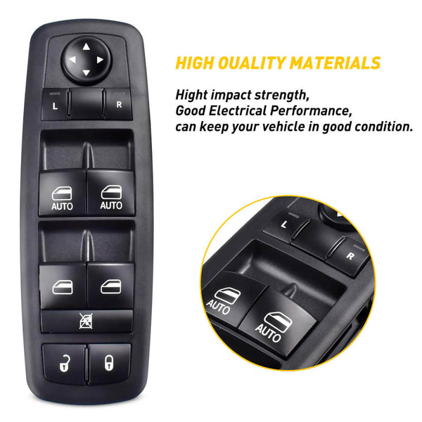 Driver Side Master Power Window Switch Compatible for 09-12 Dodge Ram ...