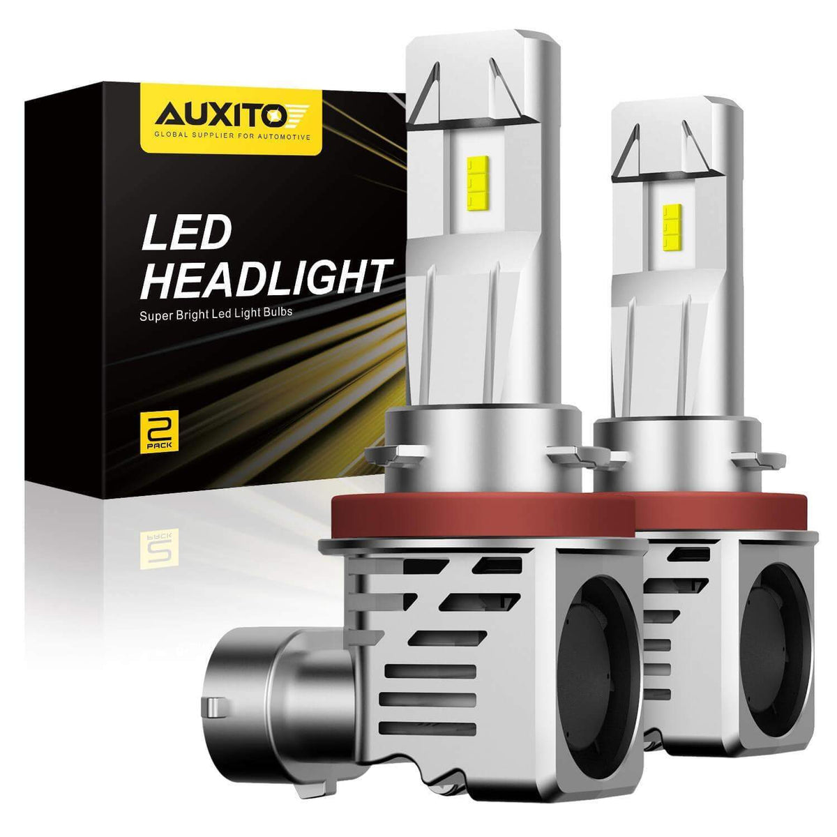 H11 LED Bulb 12000 lumen, Wireless LED High and Low Beam Forward ...