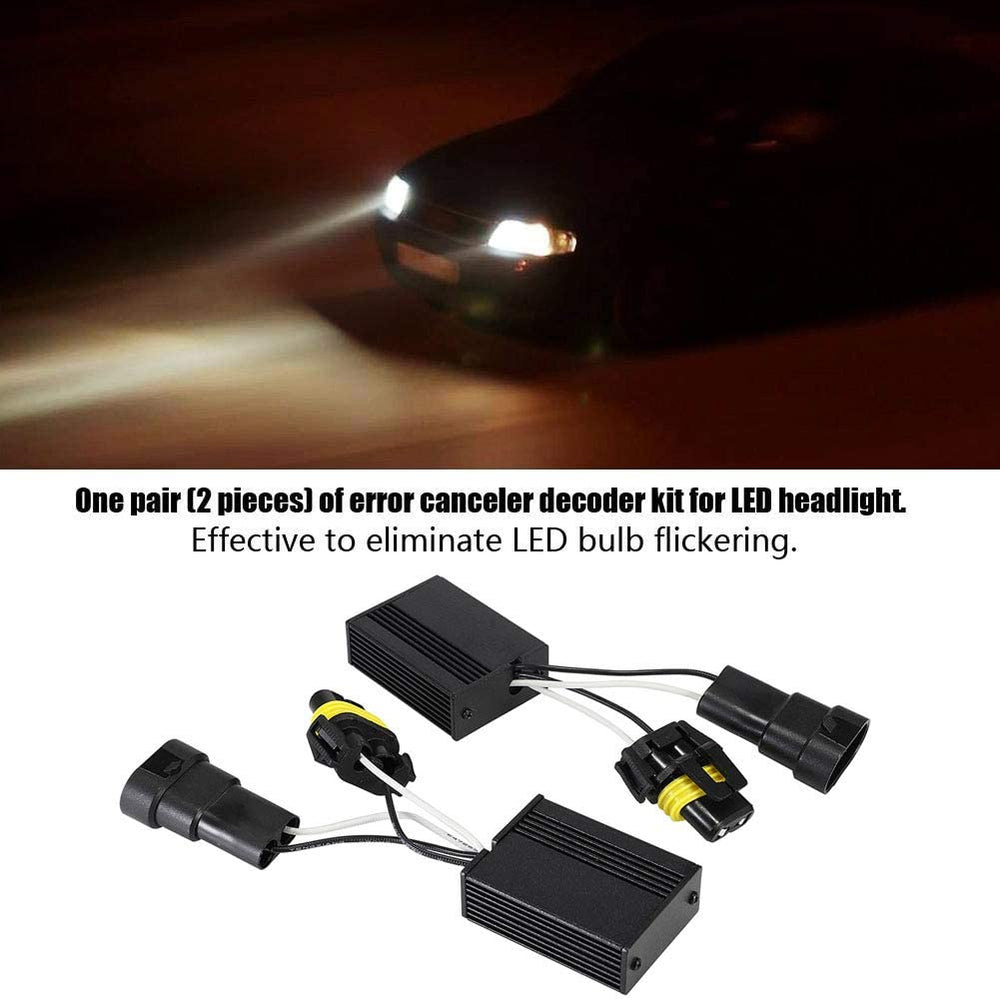 LED Headlight fog light CANbus Decoder kit, Anti Flickering Computer W ...