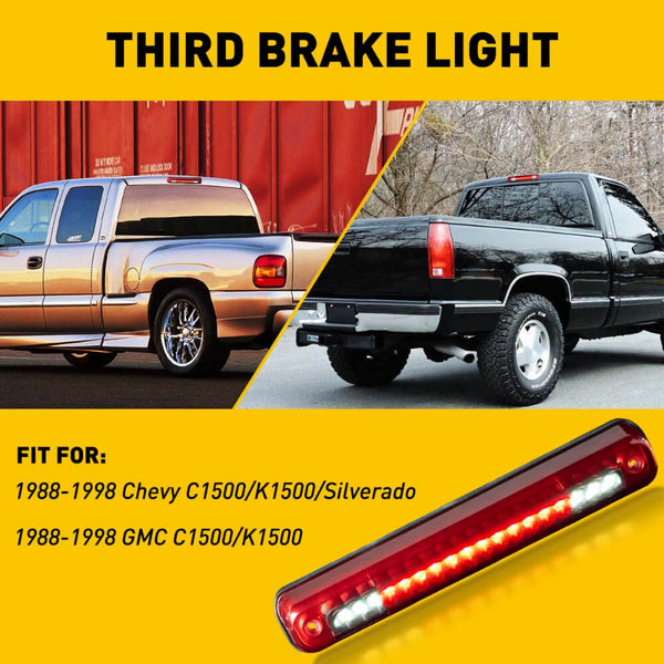 LED Third 3rd Brake Light Fit for 88-98 Chevy C1500/K1500/Silverado an ...