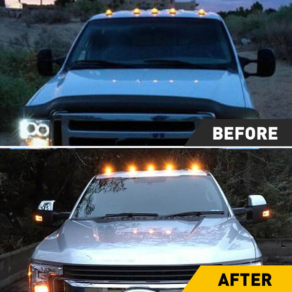 LED Truck Cab Roof Marker Light for Ford 99-16 F250-750 Super Duty Pic ...
