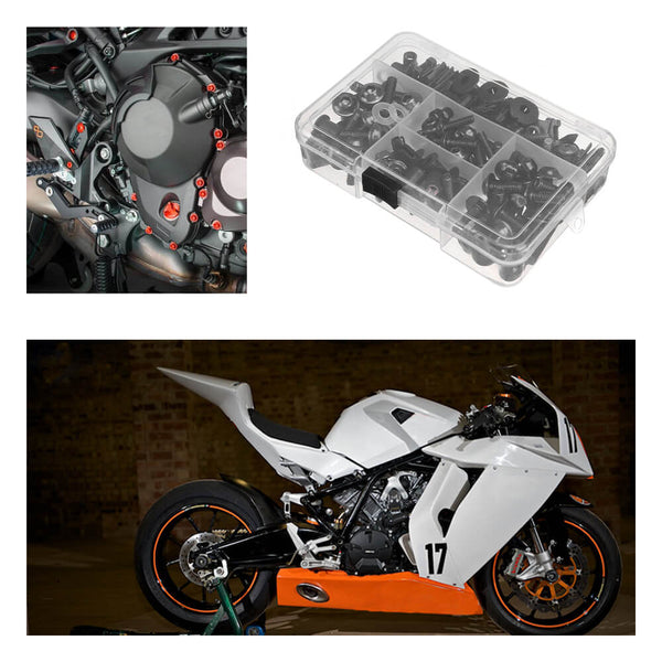Motorcycle Fairing Nut And Bolt Assortment Kits Fasteners for Universa ...