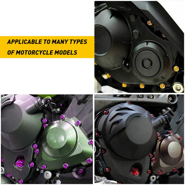 Motorcycle Fairing Nut And Bolt Assortment Kits Fasteners for Universa ...