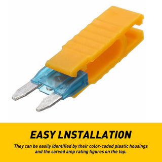 Standard & Mini Size 220 PCS Universal Car Fuses Kit, 12-Way Blade Car ...