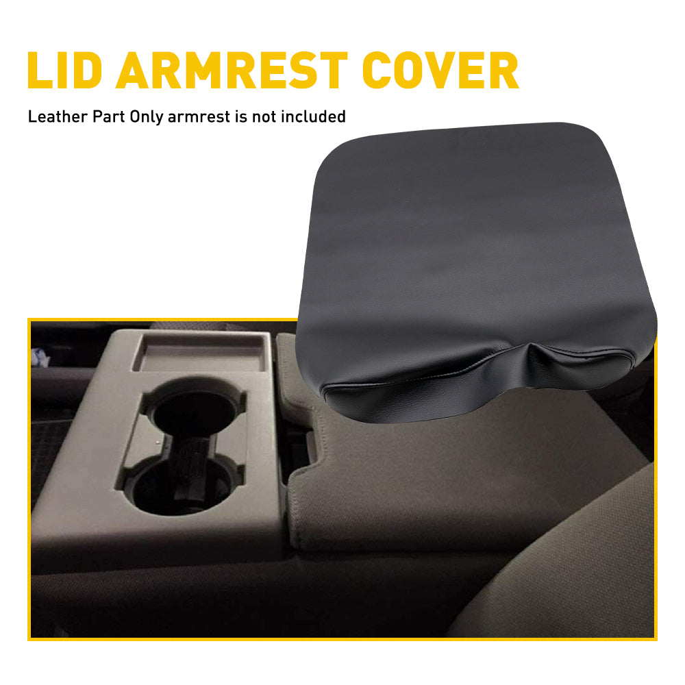The 2015-2020 Ford F150 Leather Center Console Lid Armrest Cover — AUXITO
