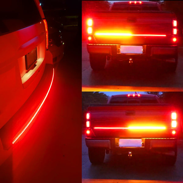 Universal Triple Row Led Tailgate Light Bar For Trucks48inch60inch