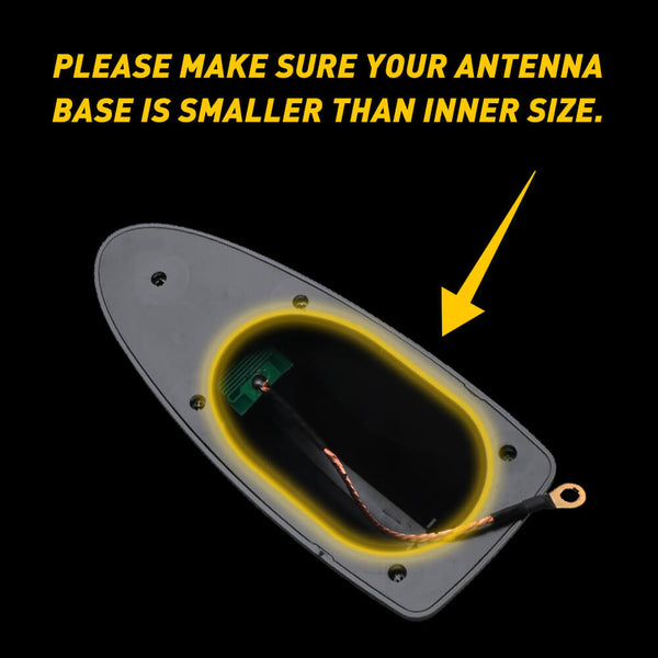Universal Car Shark Fin Antenna Waterproof ASB Retrofit Antenna — AUXITO
