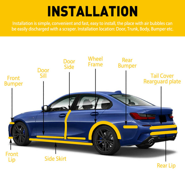 Universal Protective Car Door Strips-Automotive Anti-Collision Strips ...